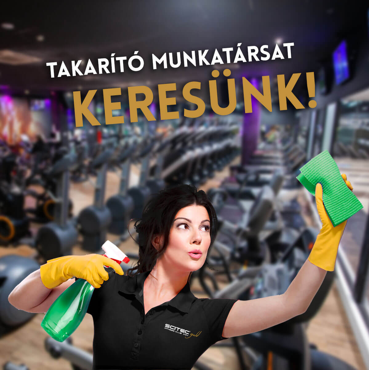 Dolgozz velünk – Scitec Gold Fitness Club 0-24 | Budapest | Lurdy-ház